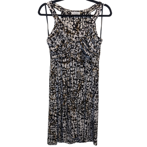 Calvin Klein | Dresses | Calvin Klein Womens Abstract Pattern ...